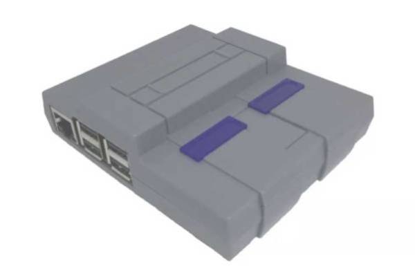 Case Super Nes/Nintendo em ABS para Raspberry Pi 3 B e B+ ...