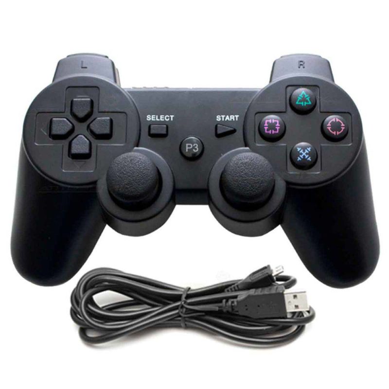Controle Dualshock P3 sem Fio Bluetooth + Cabo – RetroConsole ...