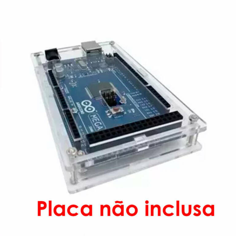 Case Arduino Mega 2560 R3 em Acrílico Transparente – RetroConsole ...
