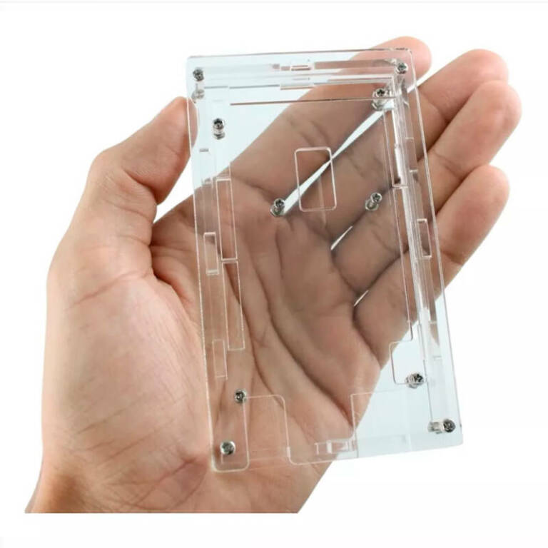 Case Arduino Mega 2560 R3 em Acrílico Transparente – RetroConsole VideoGames Porto Alegre